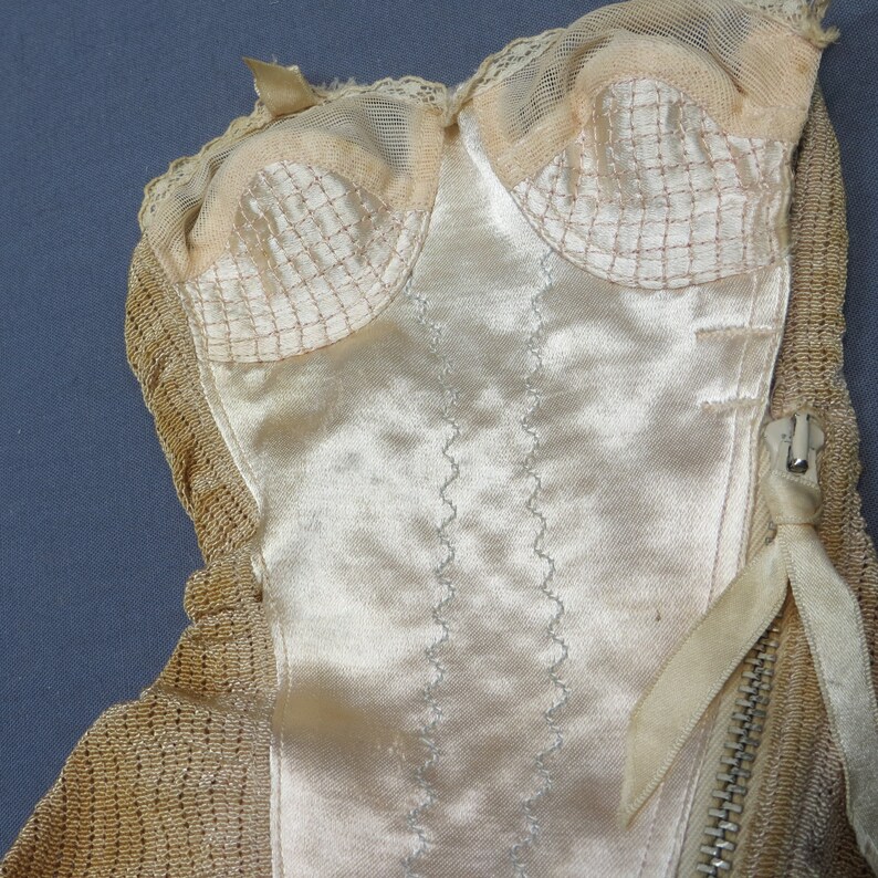 1930 Mannequin CORSET GIRDLE BRA Salesman Sample Advertisement Tag ...