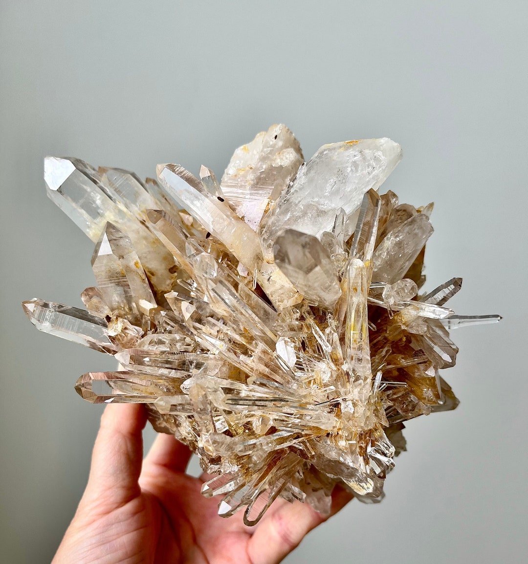 High Quality Lemurian Laser Quartz With Iron Oxide - Etsy