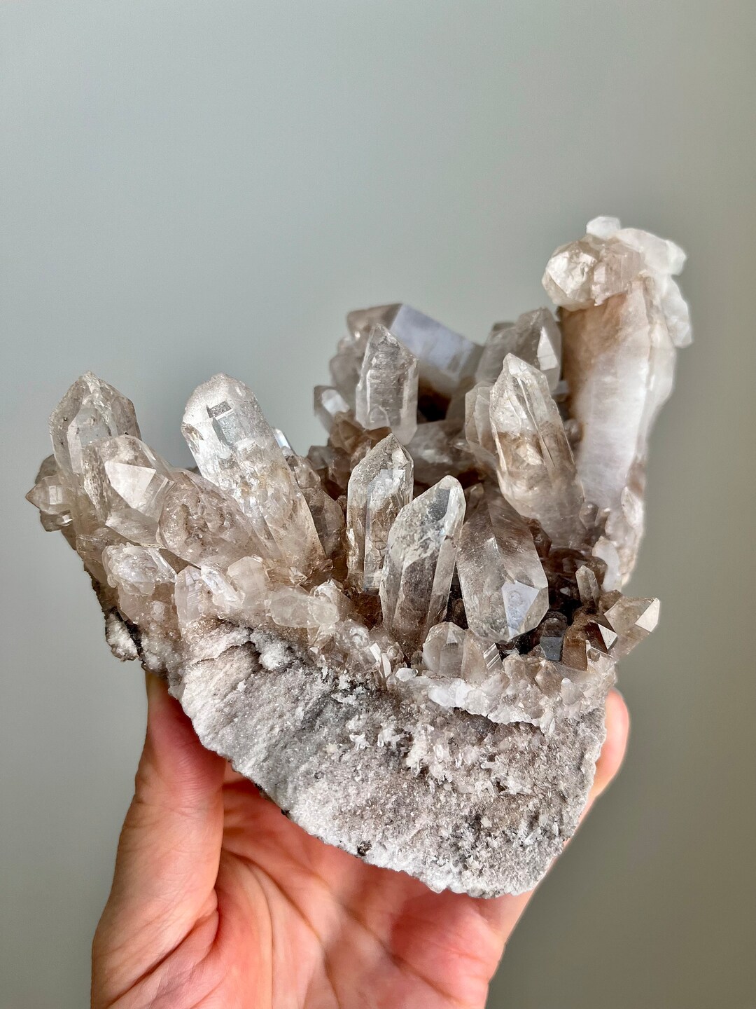 Himalayan/ Samadhi Quartz With Etched Facets - Etsy