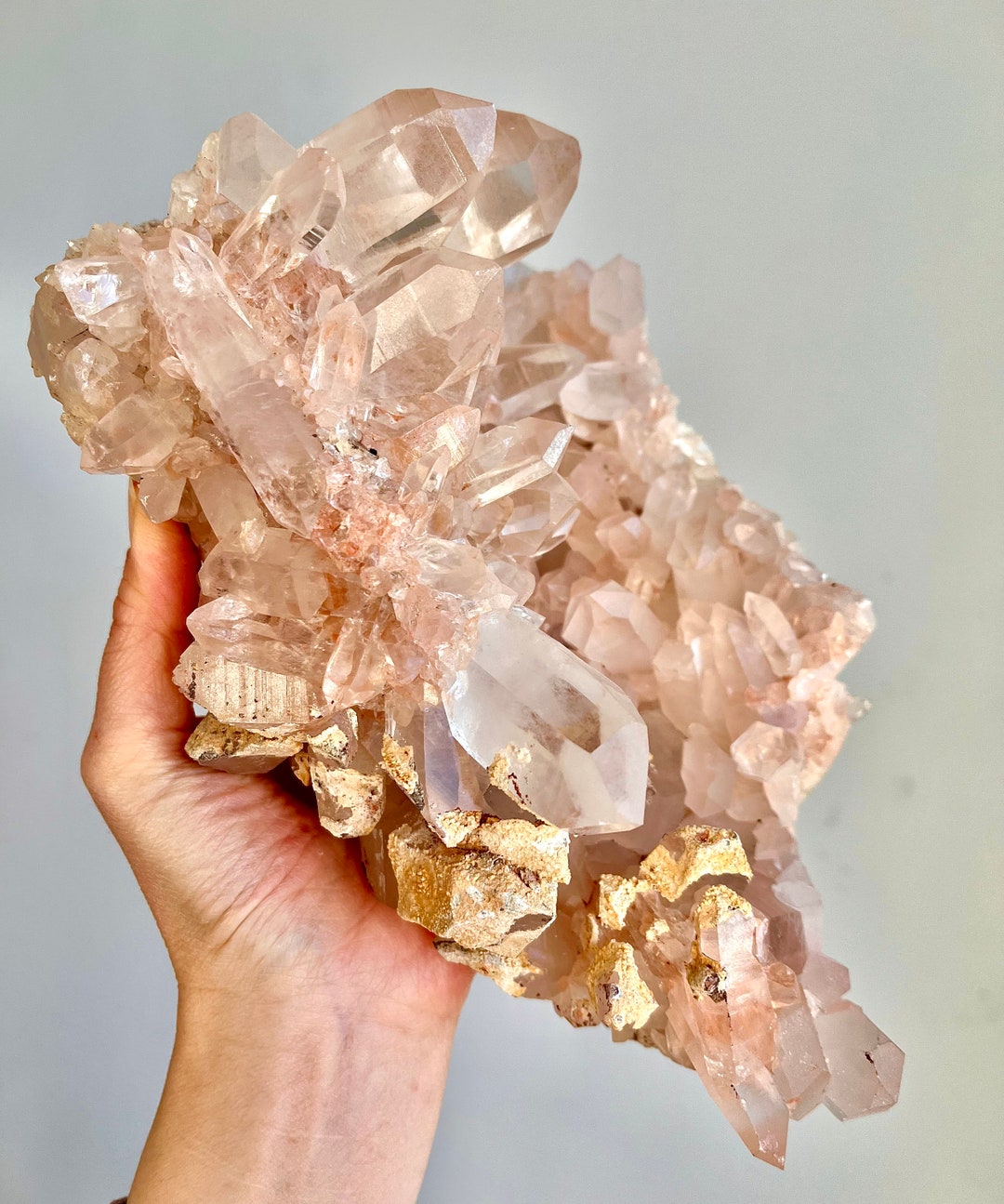 Pink Himalayan / Samadhi Quartz Cluster - Etsy