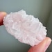 UV Reactive Rose Calcite Crystal Specimen: Angel Wing Calcite on Matrix ...