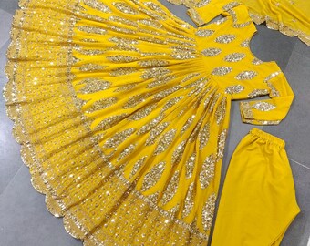 Yellow Indian Dress - Etsy