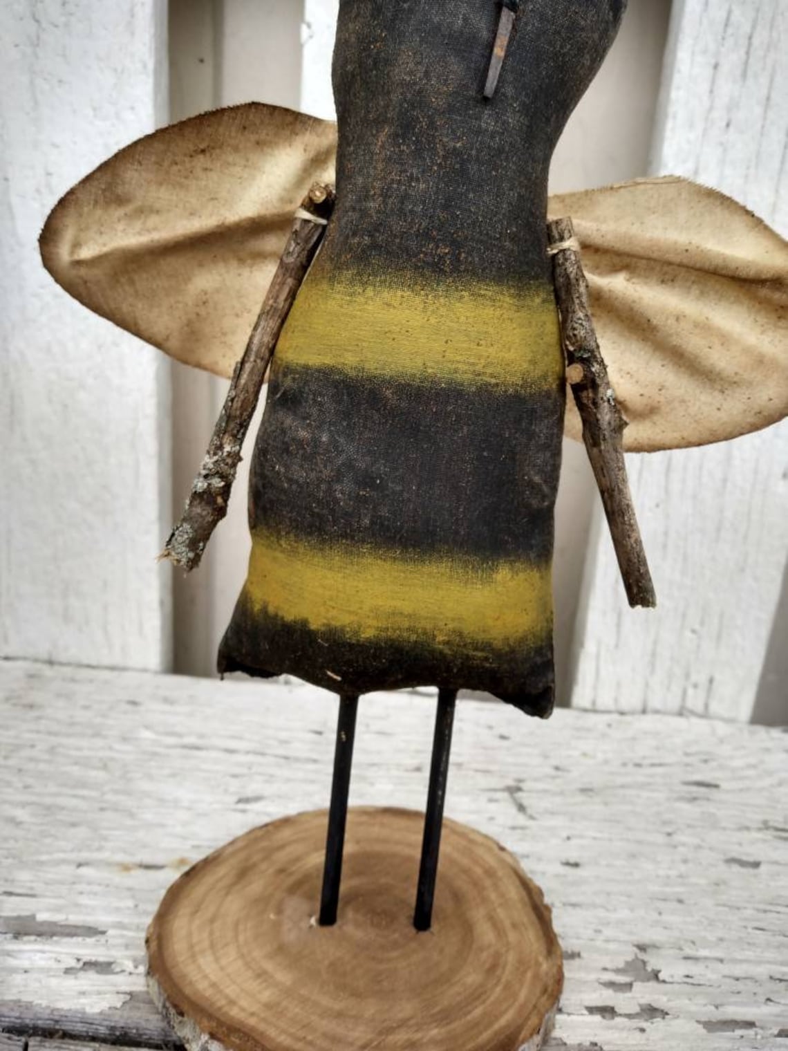 Primitive Handmade Bumblebee Doll - Etsy