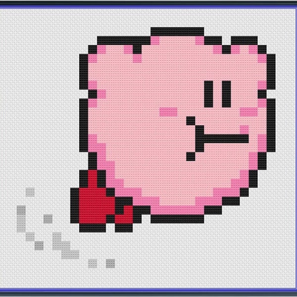 8 Bit Kirby - Etsy