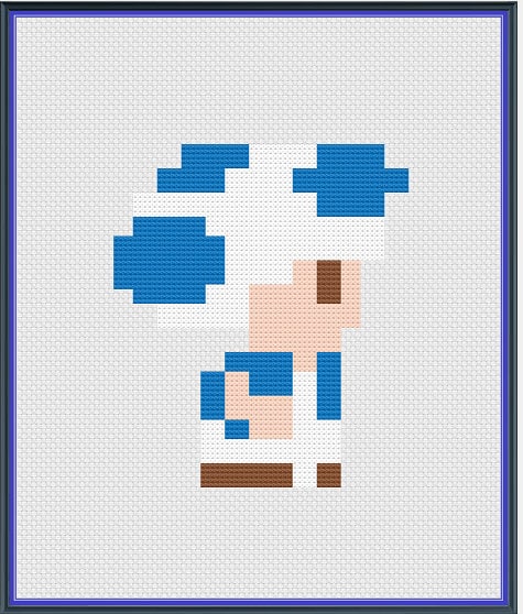 8-bit Mario Characters (4 Patterns) - Etsy