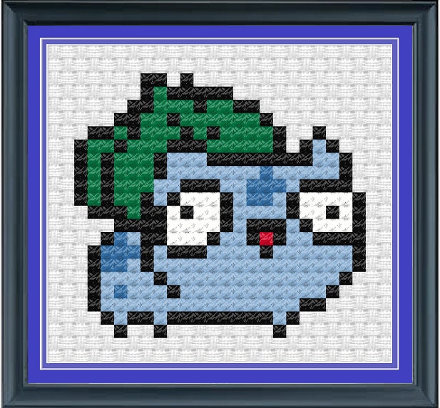 Derpy Pokémon Starter Cross Stitch Patterns - Etsy