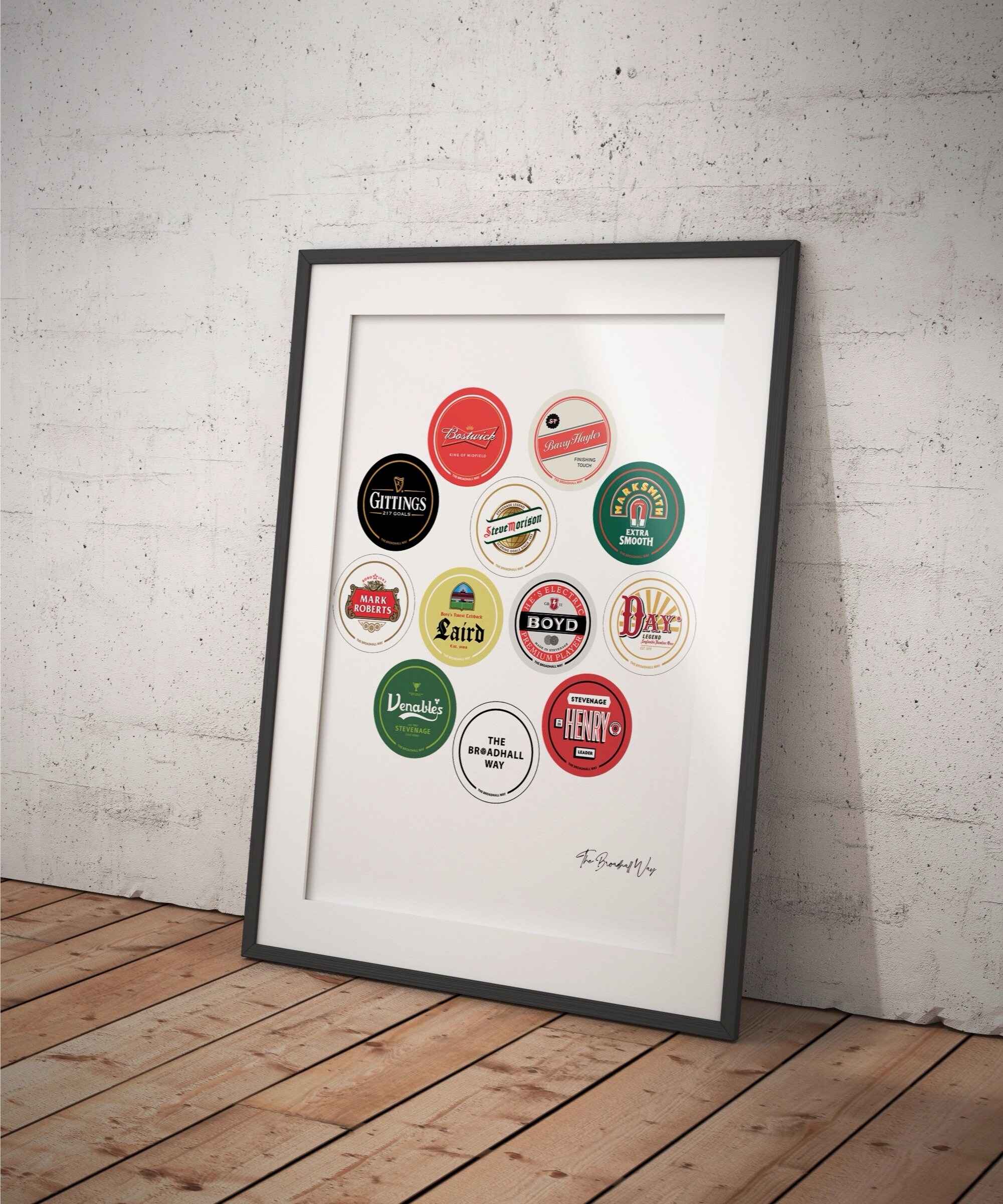 Stevenage FC Inspired Beer Label Poster - Etsy UK