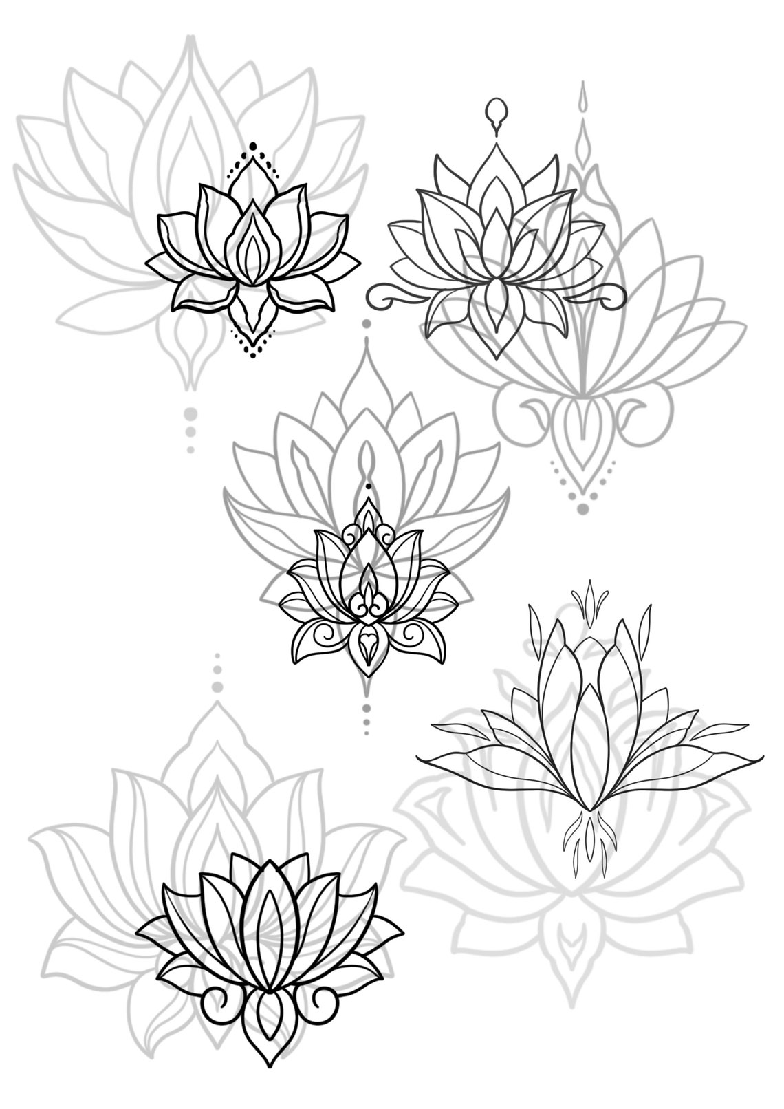 HENNA HINDU Pack V1 PROCREATE 30x Stamps - Etsy