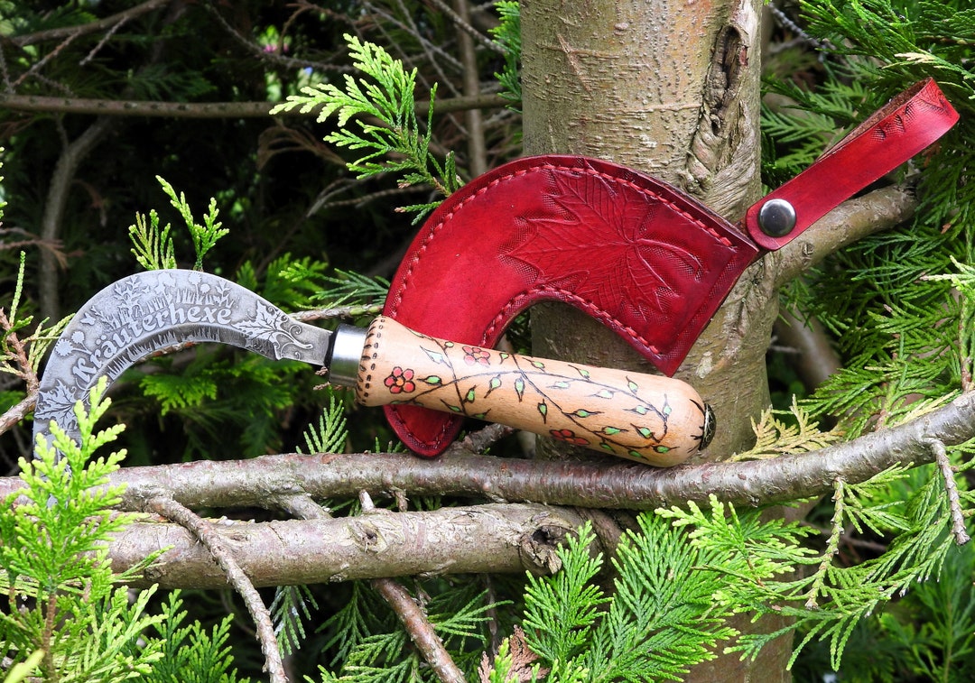 Sickle, Herb Sickle, Druid Sickle, Ritual Sickle No. 4 Herb Witch ...