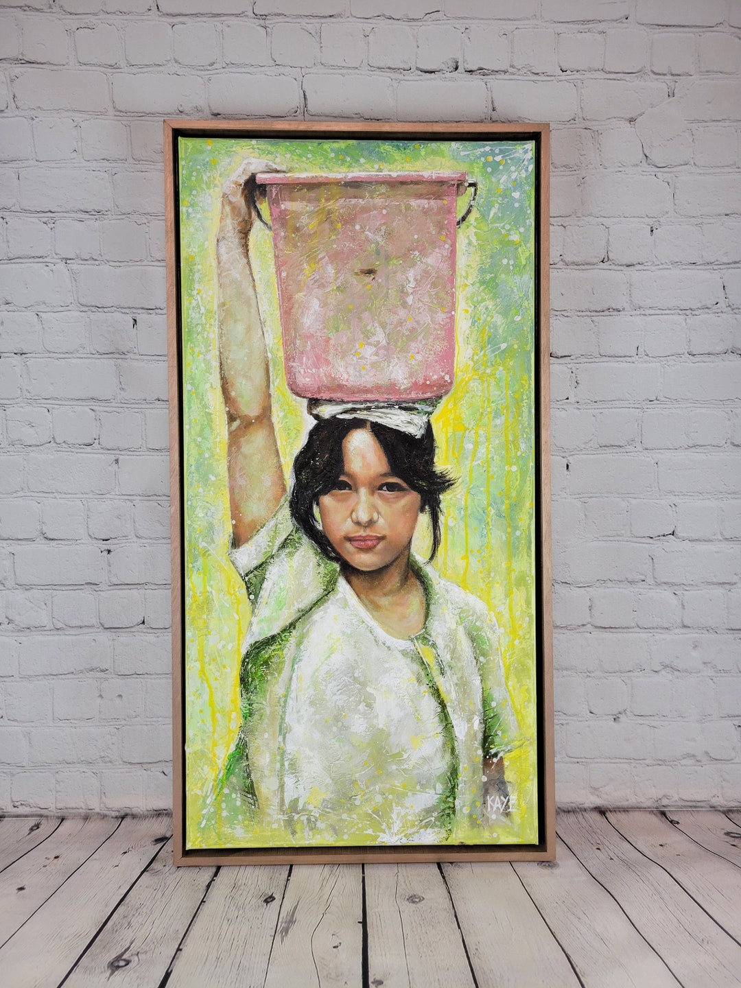 Original Painting | Timba | Proud and Beautiful | Woman Art Painting ...