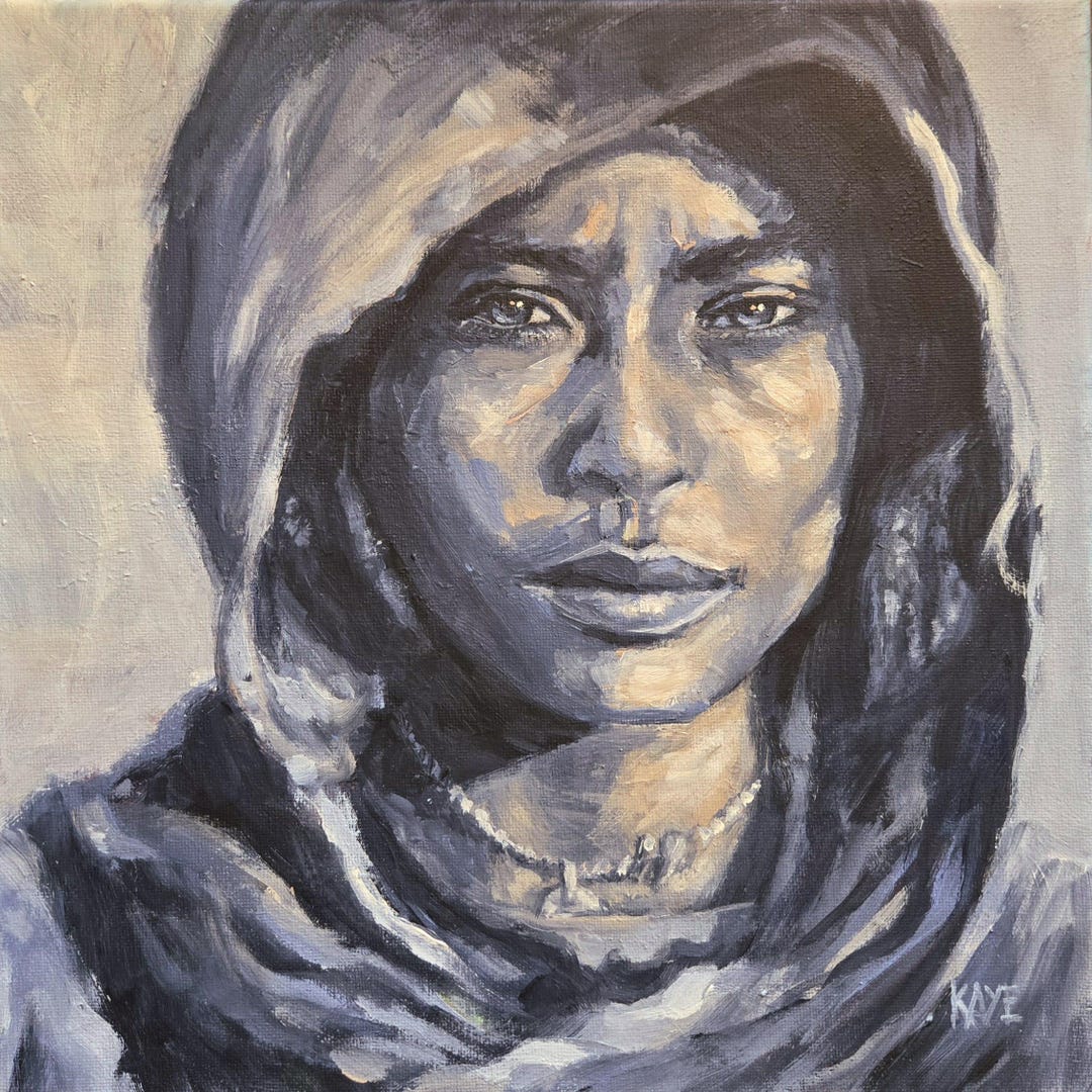 Original Painting | Determination | Impressionist Portrait | Expressive ...