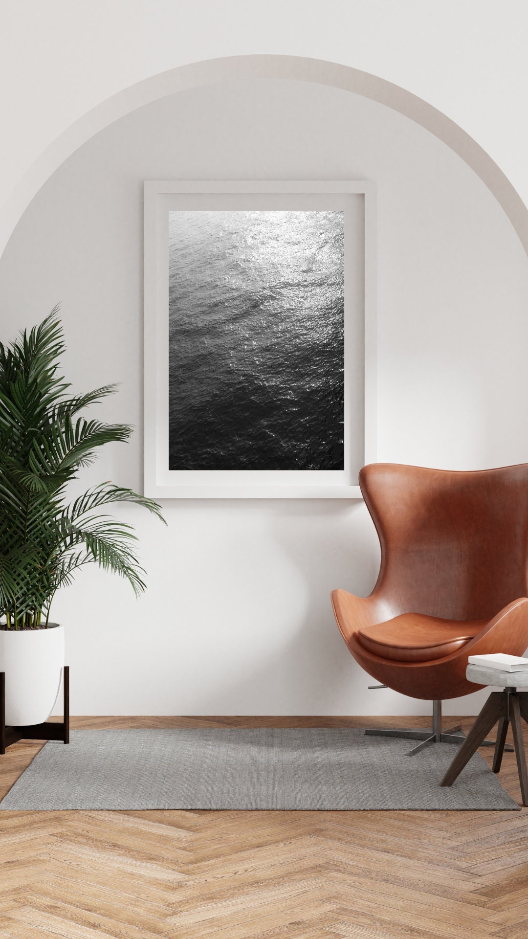 Fine Art Photography Waves BW Print - Digital Download Wall Decor - Etsy