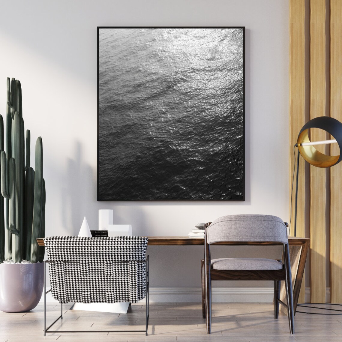 Fine Art Photography Waves BW Print - Digital Download Wall Decor - Etsy