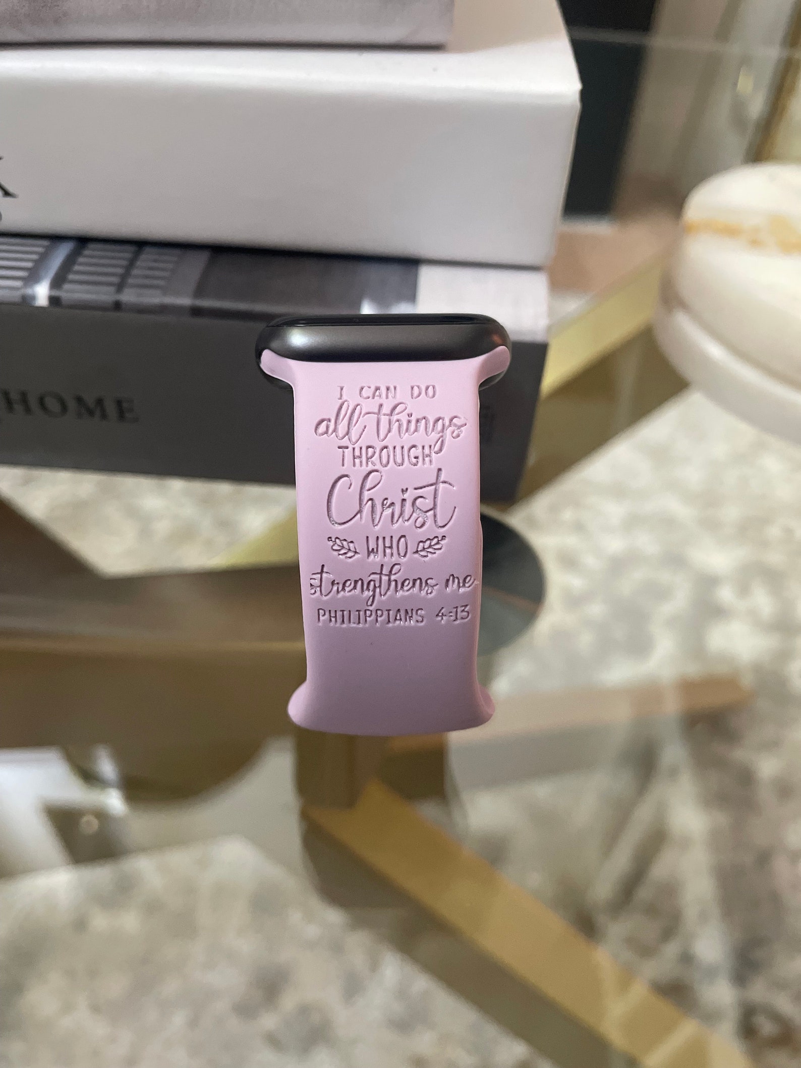 Philippians 4:13 Apple Watch Band Engraved Band 38mm 40mm 41mm - Etsy