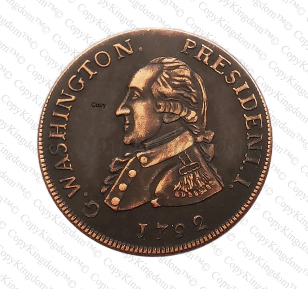 1792 Washington Small Eagle Getz Pattern One Cent A Rare & Sort After ...