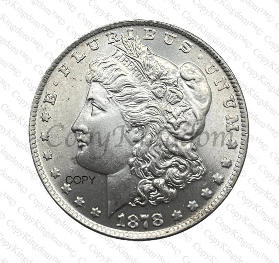 1878 P Morgan Silver Dollar Commemorative COPY Coin - Etsy