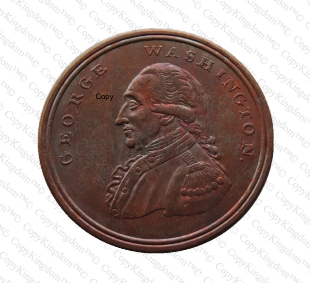 1795 George Washington Copper One Penny A Sought After Restrike ...
