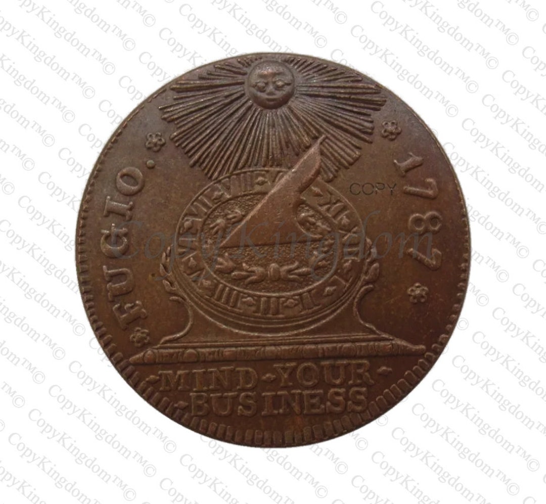 1787 Fugio Copper One Cent A Sort After COPY Coin - Etsy