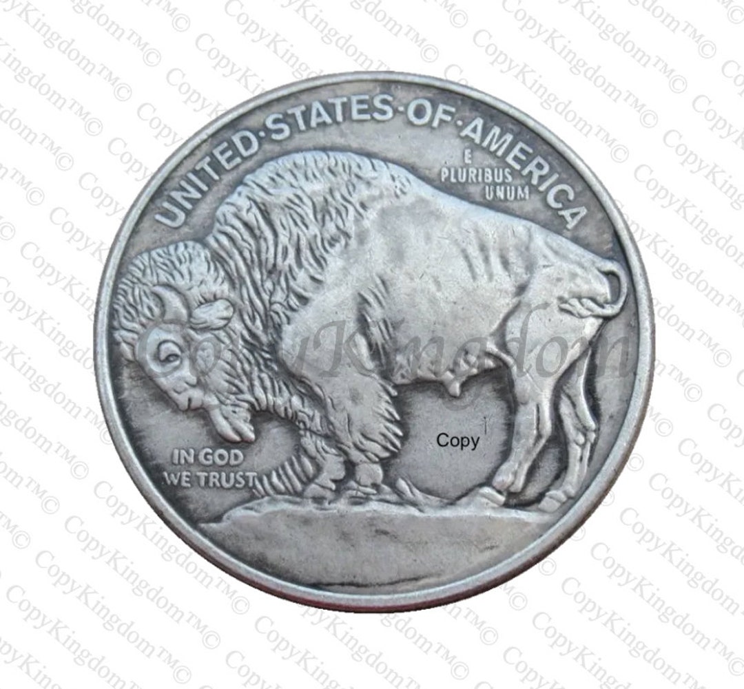 1840 Buffalo Silver One Dollar A Sought After Restrike Reproduction ...