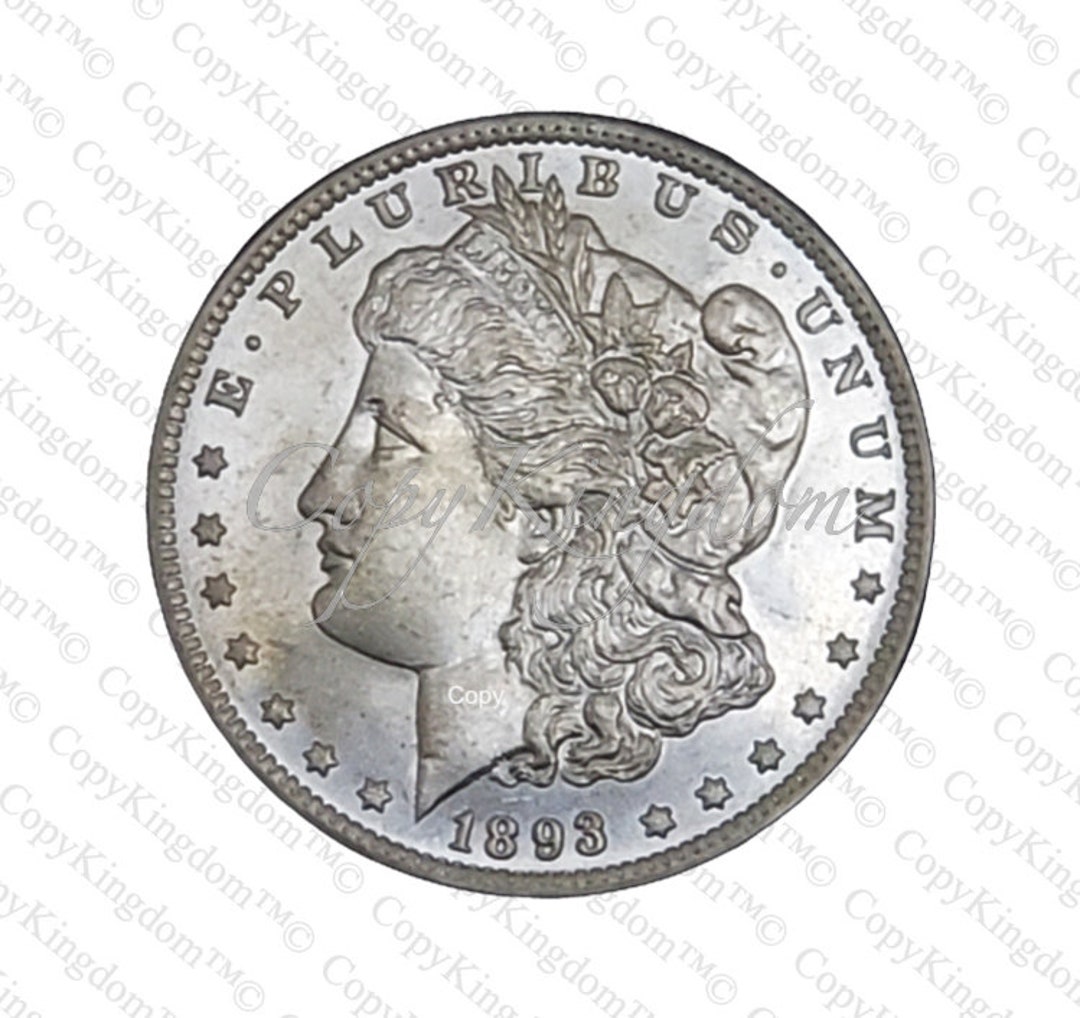 1893 S Morgan Silver Dollar A Sought After Restrike Reproduction Coin ...