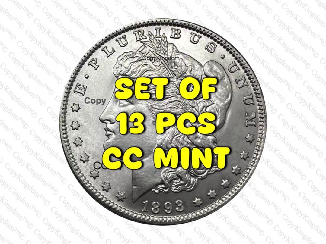 Set of 13 UNC Morgan Silver Dollar CC Carson City Mint Sought After ...