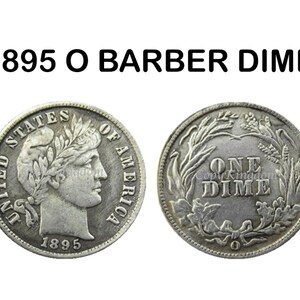 1895 O Barber Dime Rare Key Date COPY Coin - Etsy