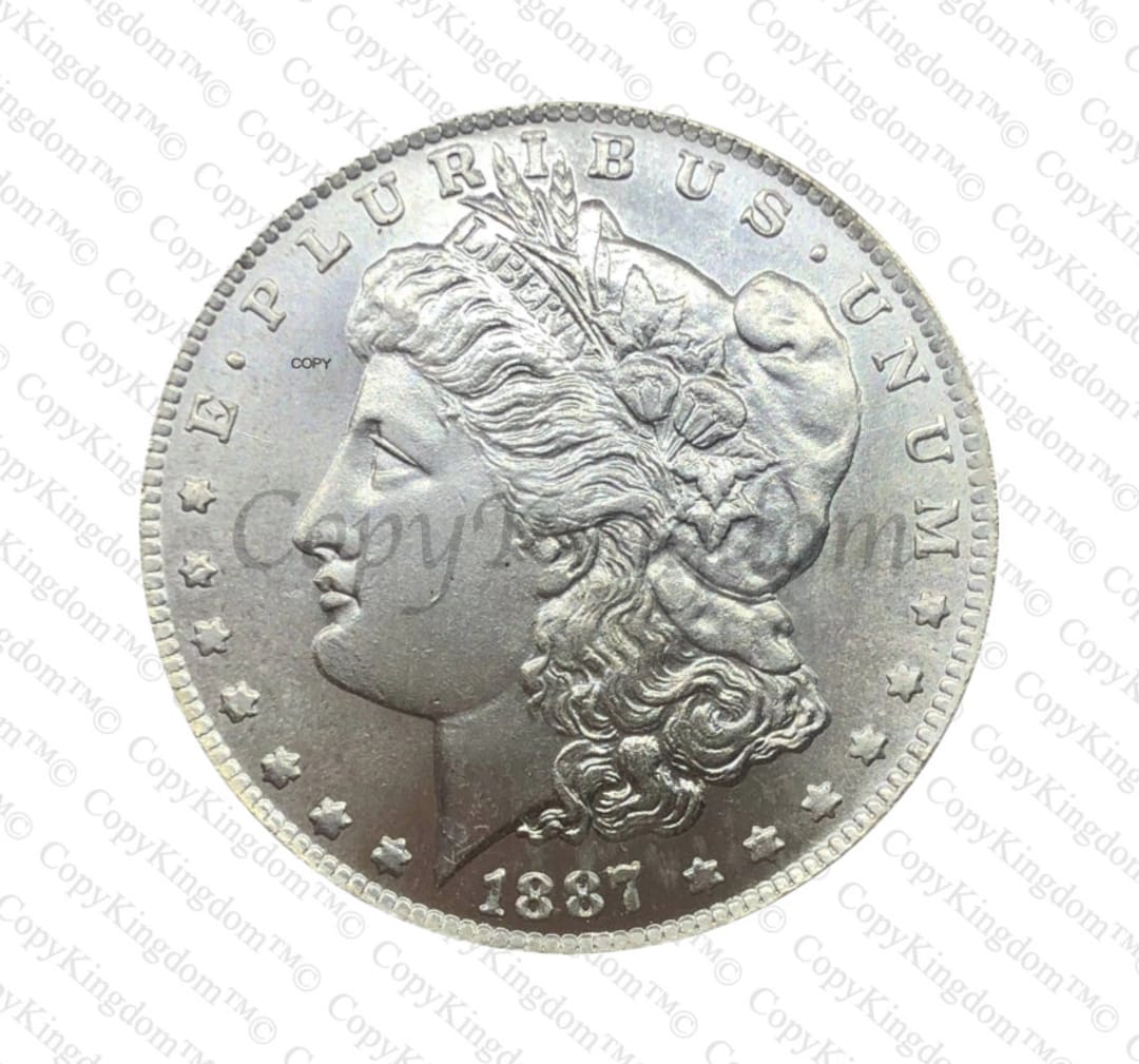1887 O Morgan Silver Dollar Commemorative COPY Coin - Etsy