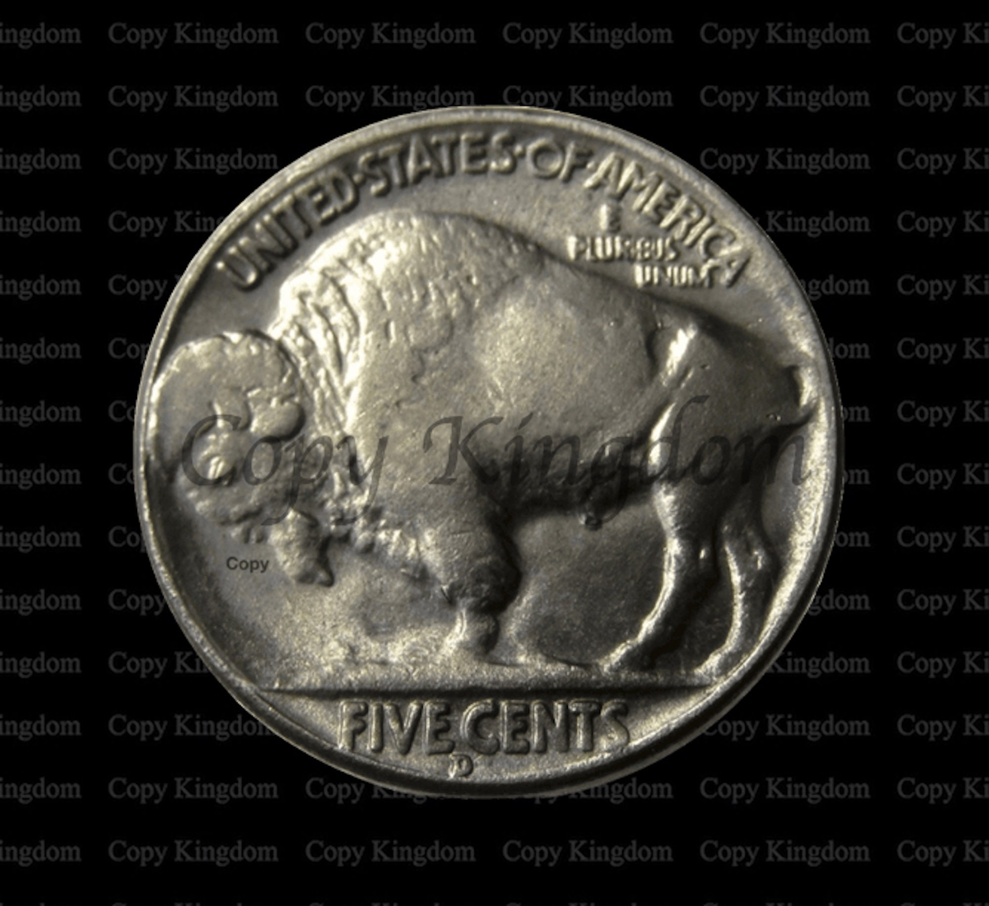 1937 D Five Cent 3 Leg Buffalo Nickel Rare & Sort After COPY Coin - Etsy
