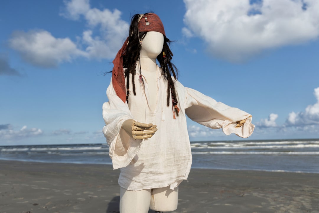 Jack Sparrow Shirt Linen Poet Style - Etsy
