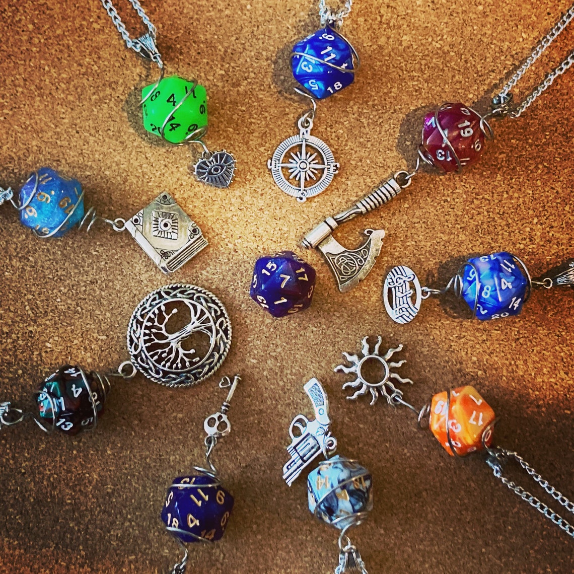 Roll 4 Relaxation Collection: Dice Cage Necklace - Etsy
