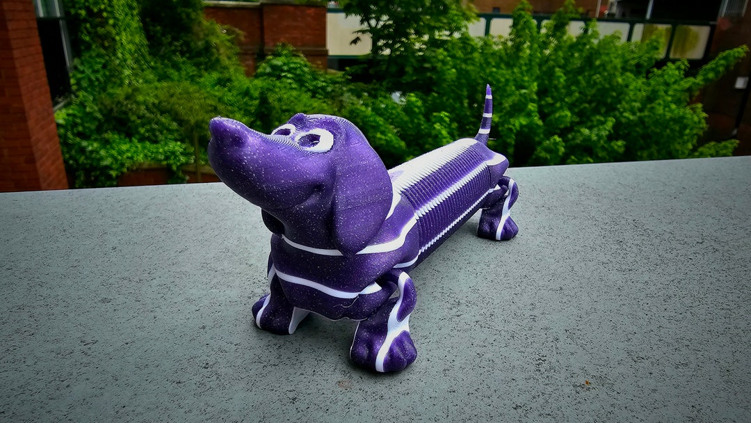 3D Printed Flexiable Dog Fidget Toy - Etsy