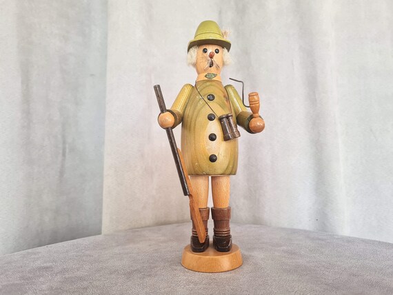 Vintage Retro Erzgebirge Incense Smoker Man German Christmas - Etsy