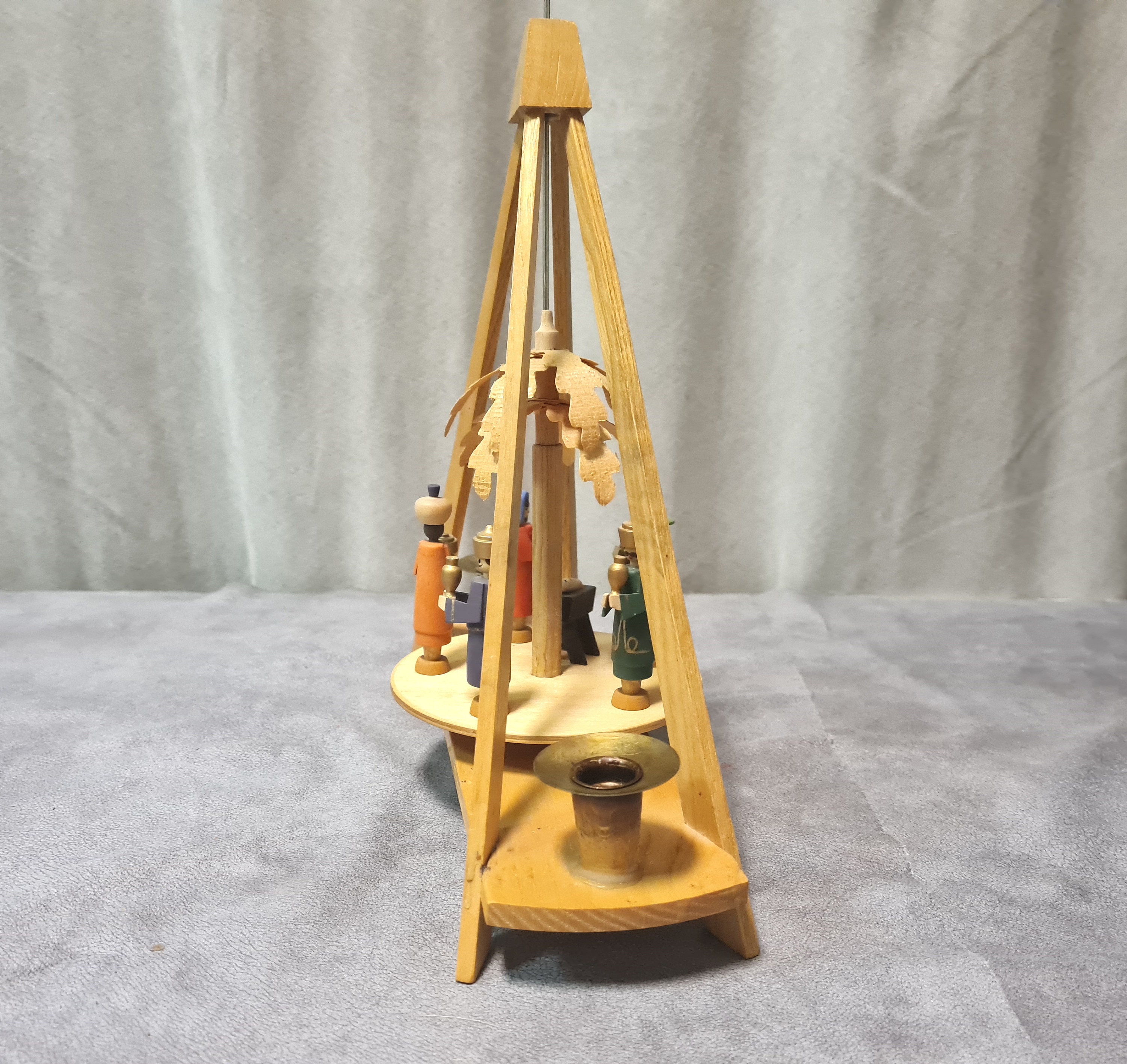 Vintage Retro German Pyramid With Wooden Figurines and 4 - Etsy