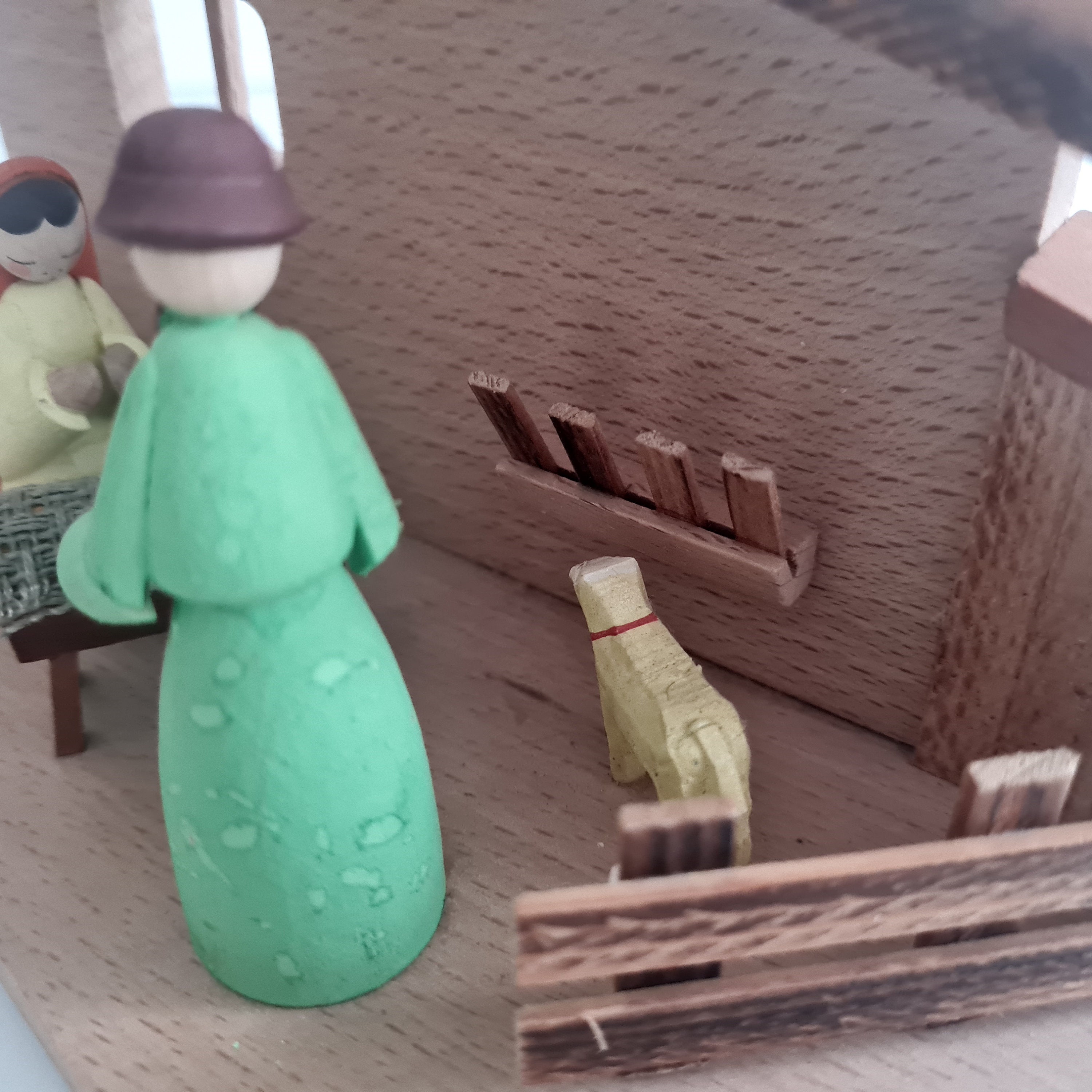 Vintage Retro German Erzgebirge Hand Painted Nativity Scene 238 - Etsy