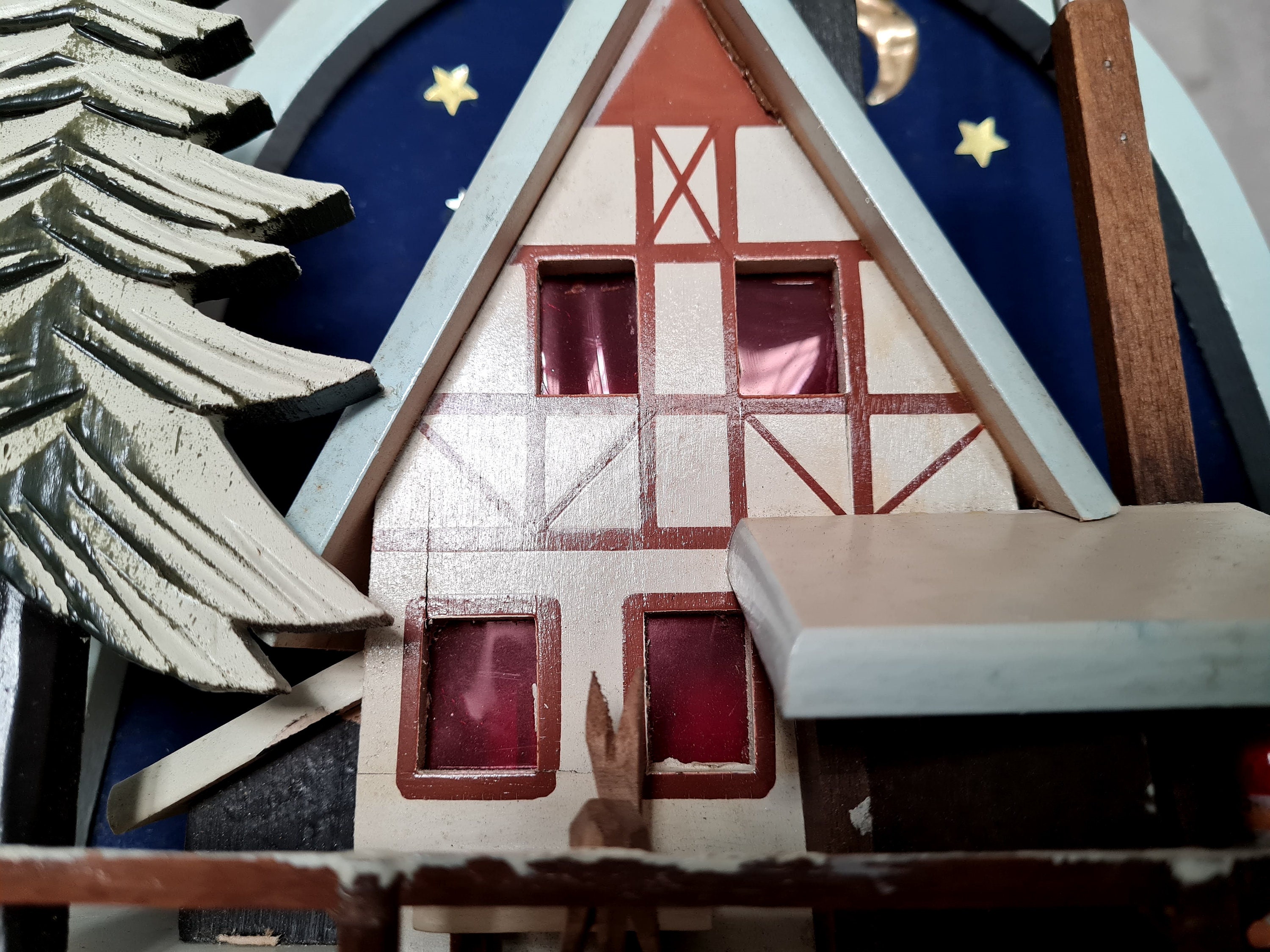 Vintage Retro Collectible German Pyramid With Hand Painred - Etsy