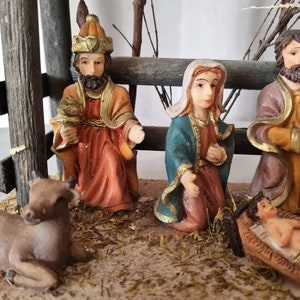 Vintage Retro Bethlehem Nativity Scene Old Decoration #109 - Etsy