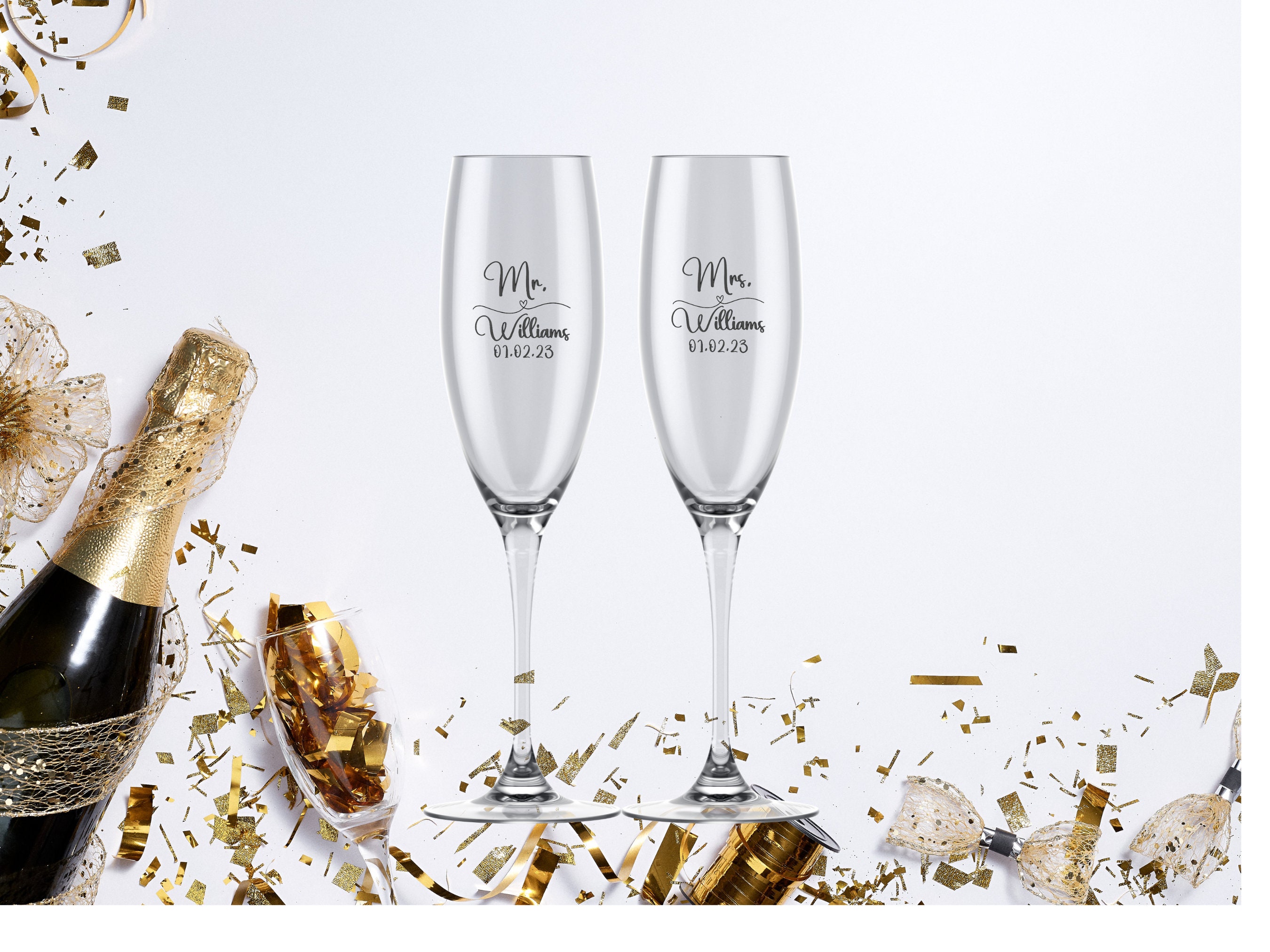 Mr. and Mrs.decal Vinyl Decal Wedding Decal Wine Glass Decal Mrs Decal ...