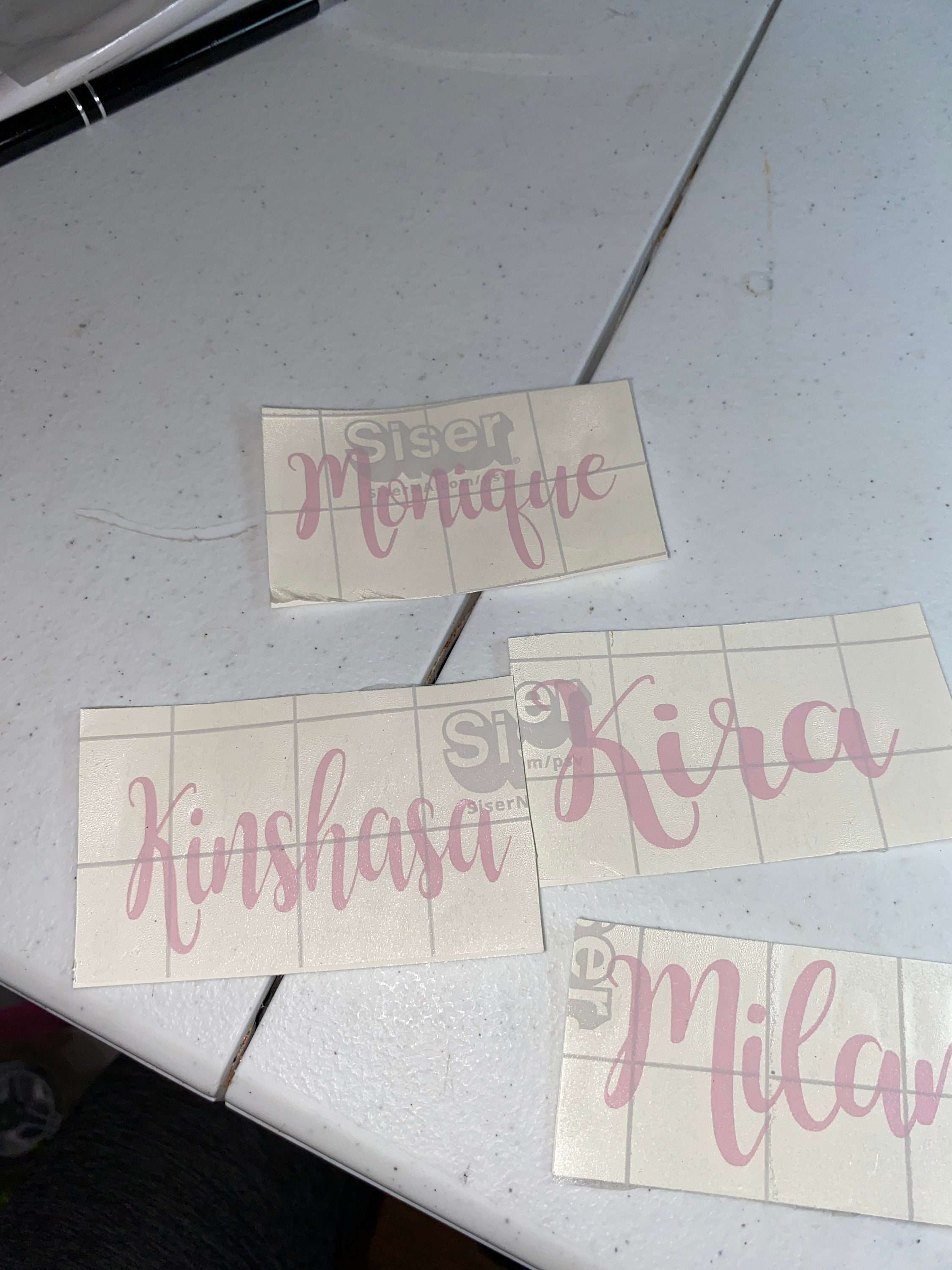 Name Decal Custom Name Decal Name Vinyl Decal Label Decals Name Tag ...