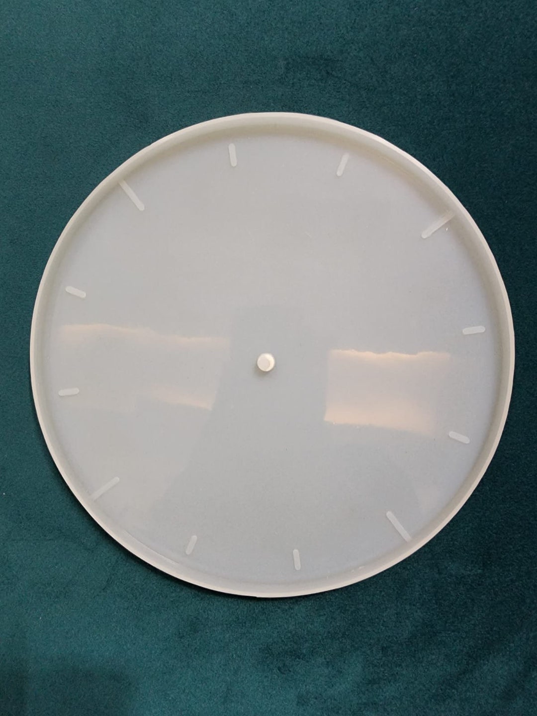 Clock Mold for Resin With Free Clock Hands Clock Silicone Mold Epoxy ...