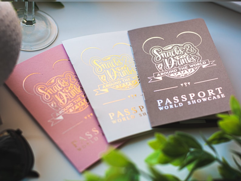 Snacks and Drinks Around the World Passport Booklet With - Etsy