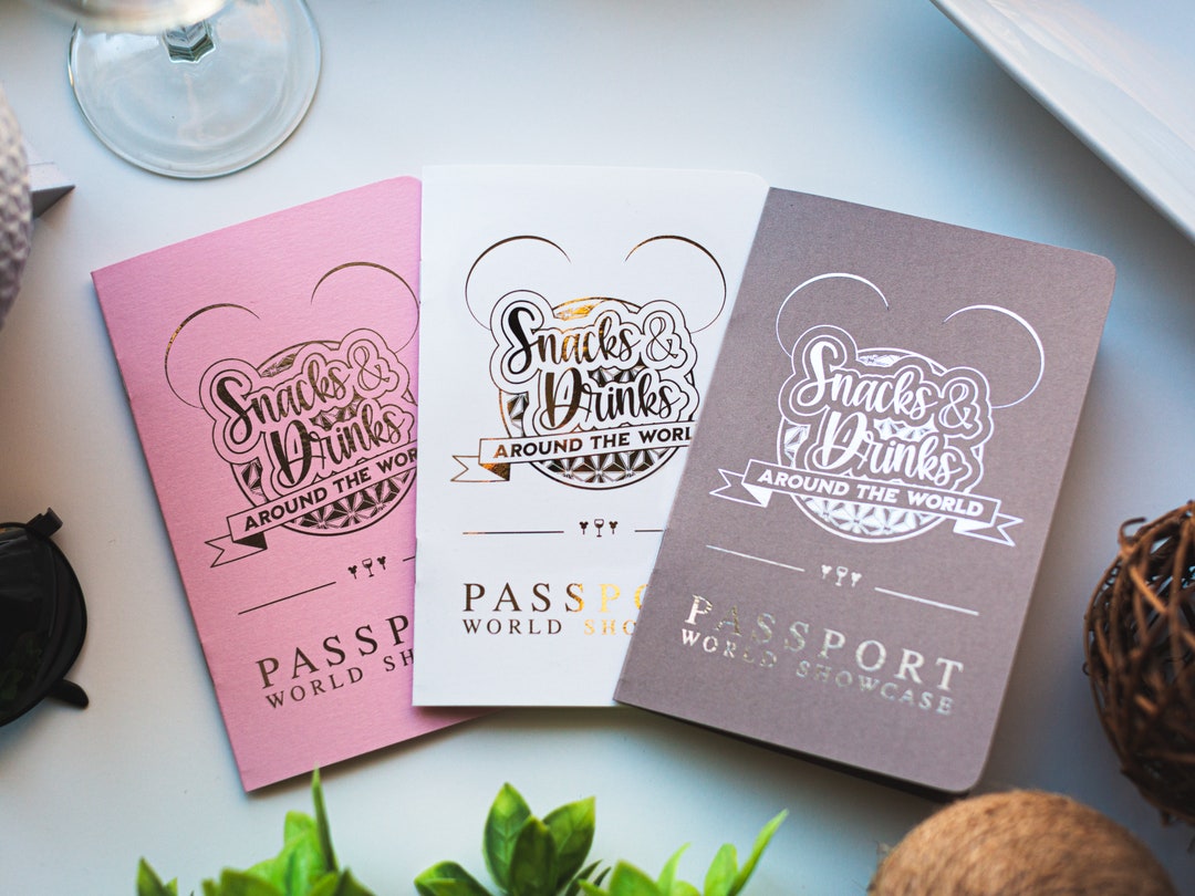 Snacks and Drinks Around the World Passport Booklet With Lanyard for ...