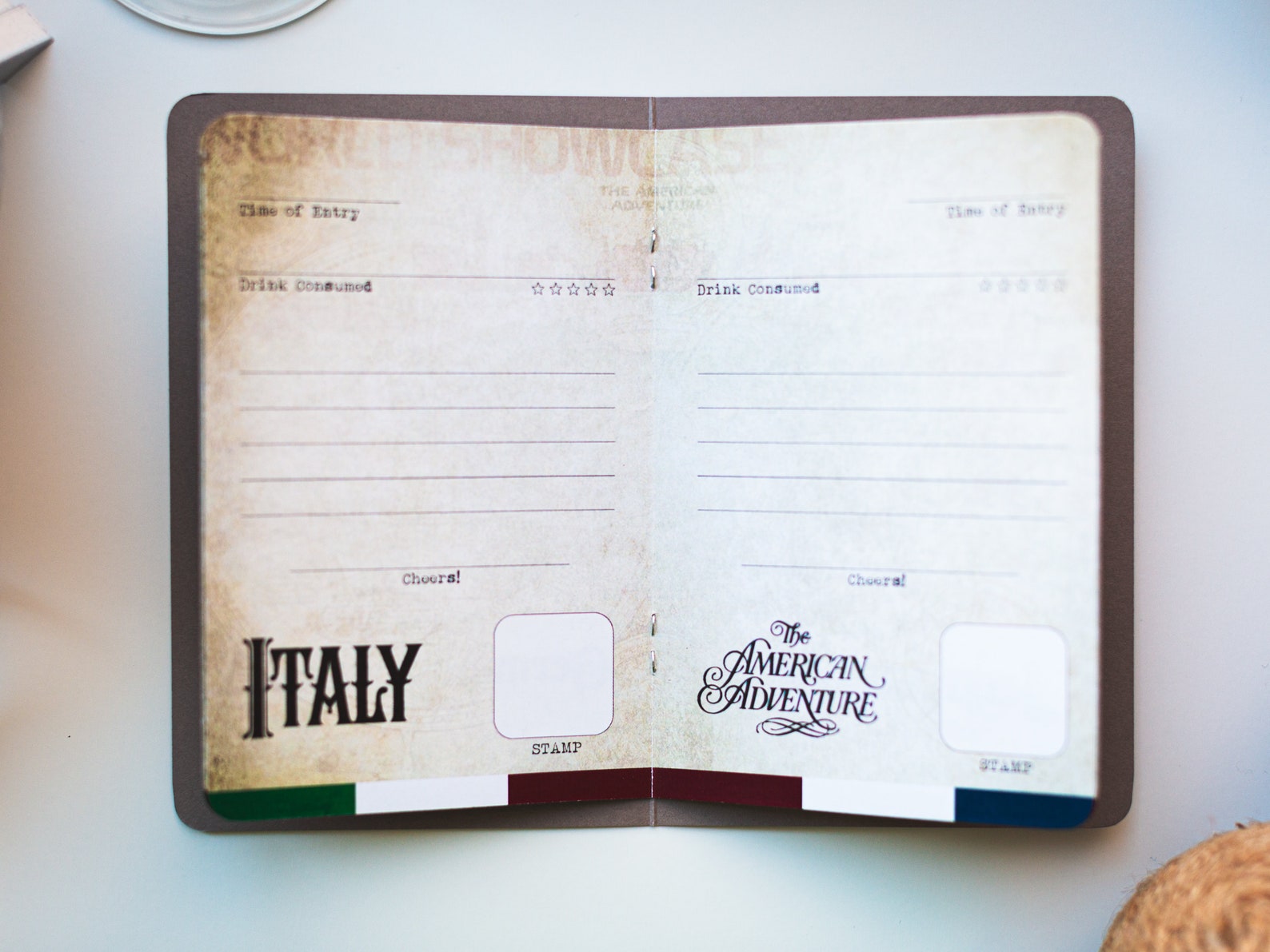 Drinks Around the World Passport Booklet With Lanyard for - Etsy