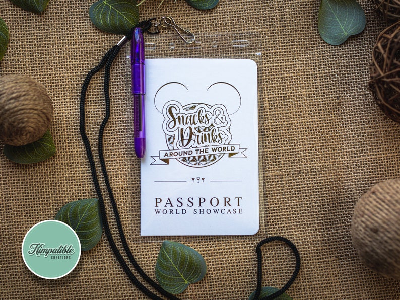 Snacks and Drinks Around the World Passport Booklet With - Etsy