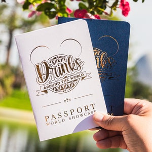 Drinks Around the World Passport Booklet With Lanyard for World ...
