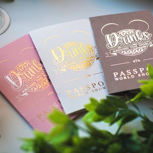 Drinks Around the World Passport Booklet With Lanyard for World ...