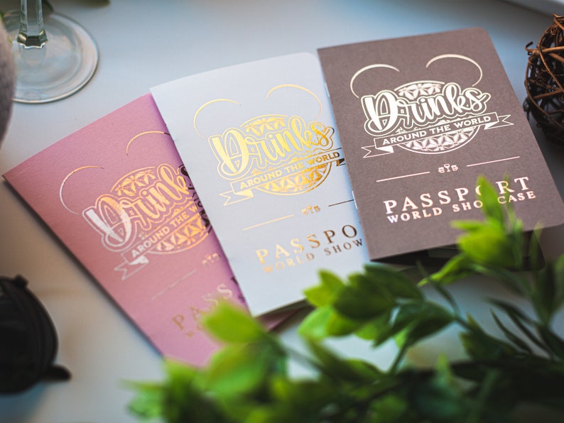 Drinks Around the World Passport Booklet With Lanyard for - Etsy