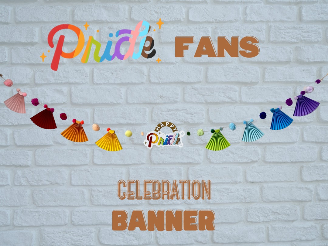 Happy Pride Banner, Pride Party Banner, Pride Decor, Rainbow Decor ...