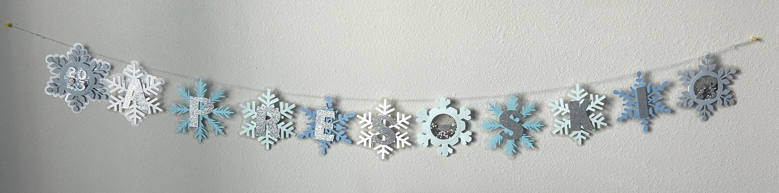 Snow Queen Banner, Snowflake Baby Shower Banner, Frozen Snowflake ...