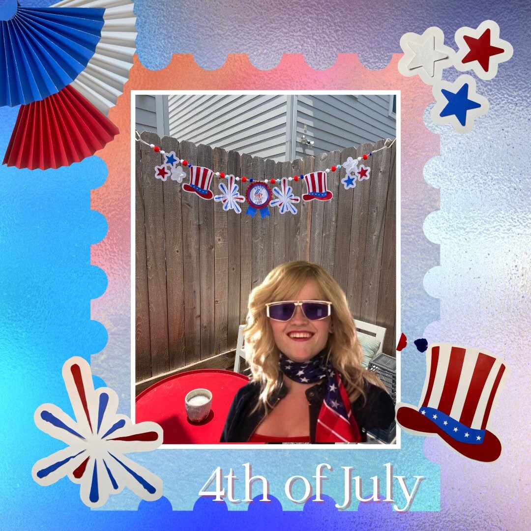 4th of July Banner, Fourth of July Banner, USA Banner, Red White Blue ...