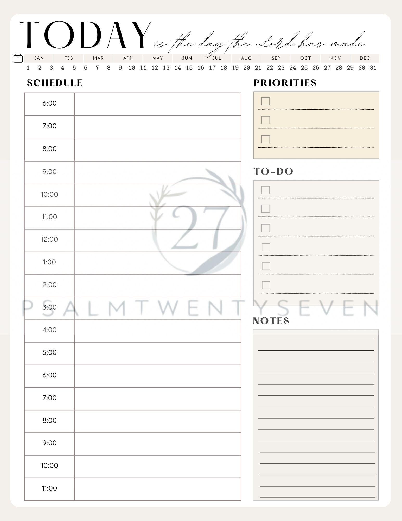 Christian Planner Bundle (digital) - Daily, Weekly, Monthly Planning ...